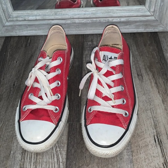Converse | Shoes | Red Converse Chuck Taylor All Star | Poshmark
